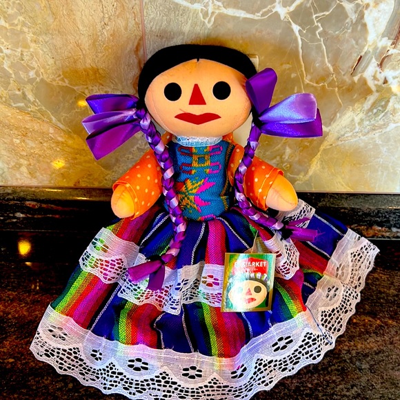 Toys | Authentic Mexican Rag Doll Brand New With Shopping Bag | Poshmark